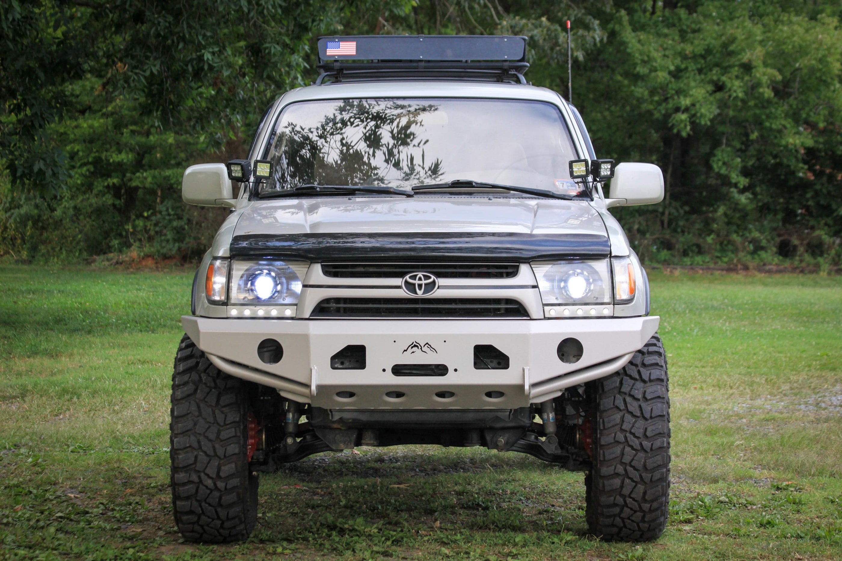 1996-2002 3rd Gen 4Runner Plate Front Bumper – Opt Offroad